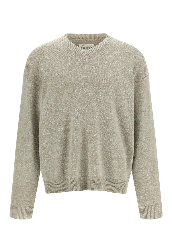 MAISON MARGIELA Bouclé Sweater - Beige