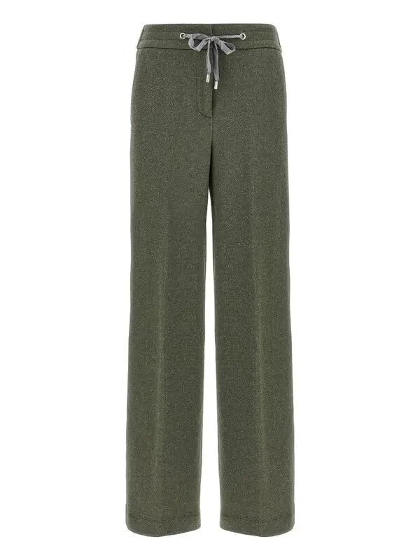Peserico Lurex Joggers - Green
