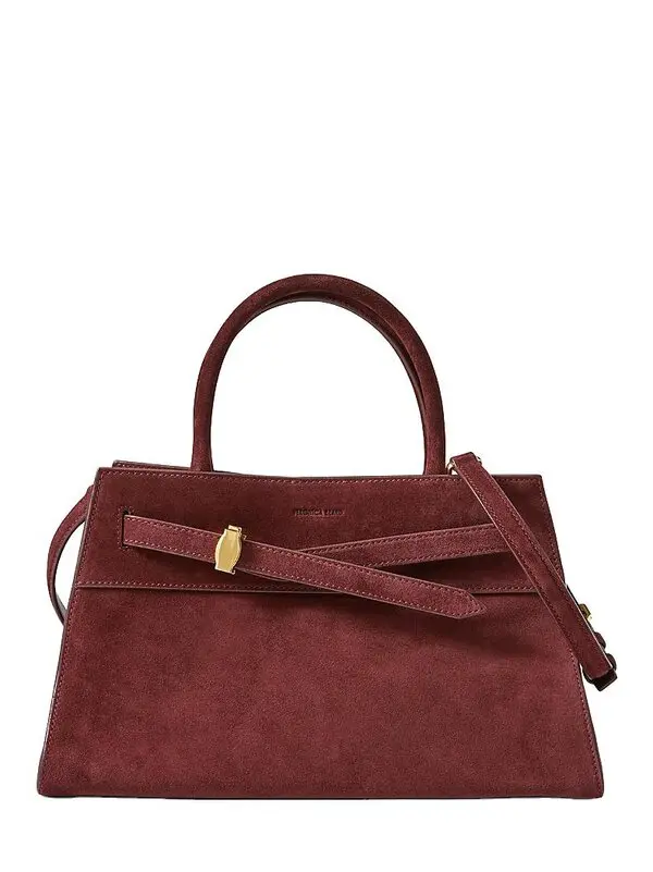 Veronica Beard Suede Dash Bag - Raisin