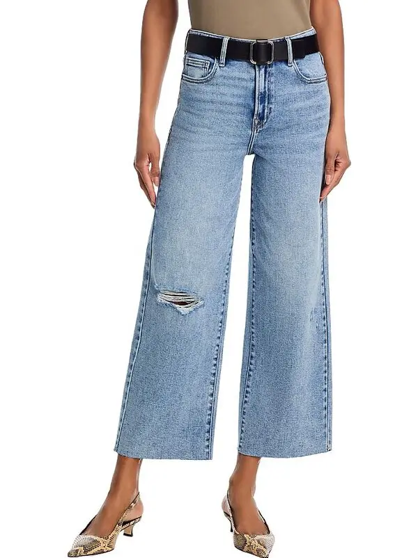 Aqua High-rise Wide Leg Jeans - Medium Wash
