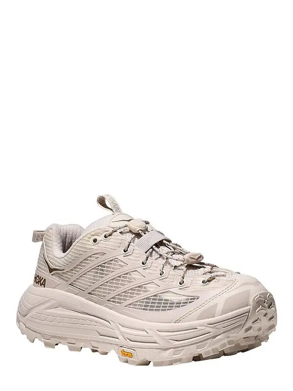HOKA Mafate Three2 Grid Running Sneakers - Rose Cream/stucco