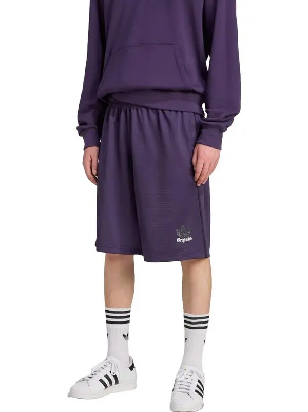 Adidas Graphic Mesh Shorts - Aurora Plum