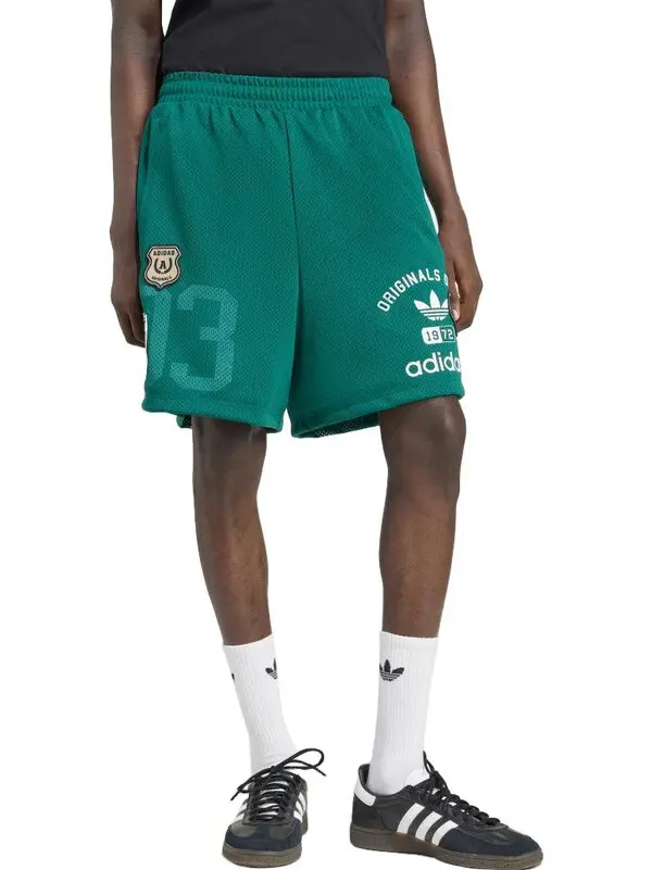 Adidas Originals Dept. Graphic Mesh Shorts - Collegiate Green