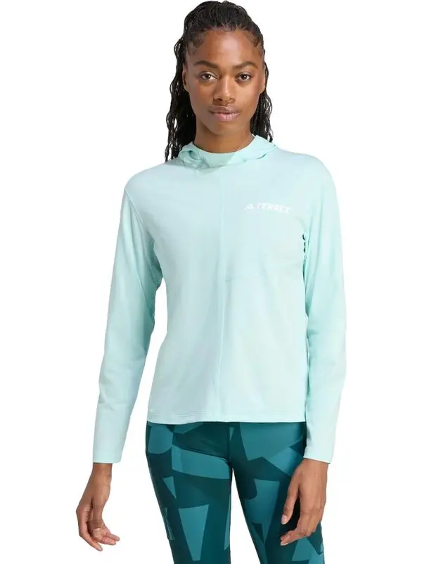 Adidas Terrex Multi Climacool® Hooded Top - Semi Flash Aqua
