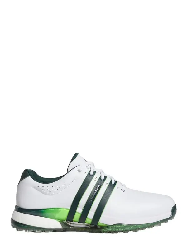 Adidas Spikeless Golf Shoes - Cloud White / Aurora Ivy / Lime Burst