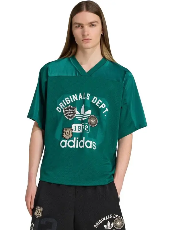 Adidas Originals Dept. Graphic Mesh Jersey - Collegiate Green