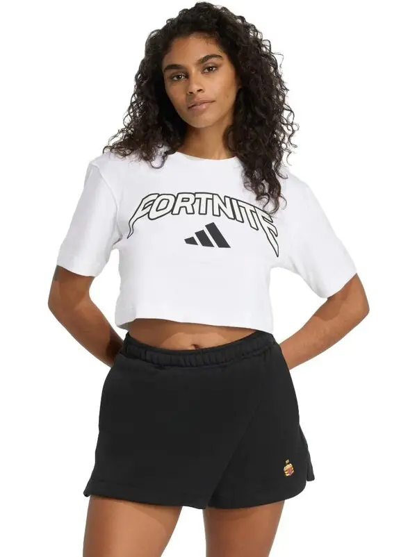 Adidas X Fortnite Crop T-shirt - White