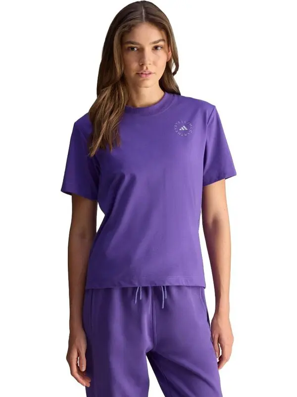 Adidas Truecasuals Regular Sportswear Tee - Alpine Violet-smc
