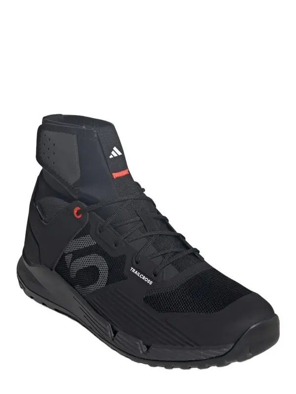 Adidas Five Ten Trailcross Mountain Bike Shoes - Core Black / Grey Three / Solar Red