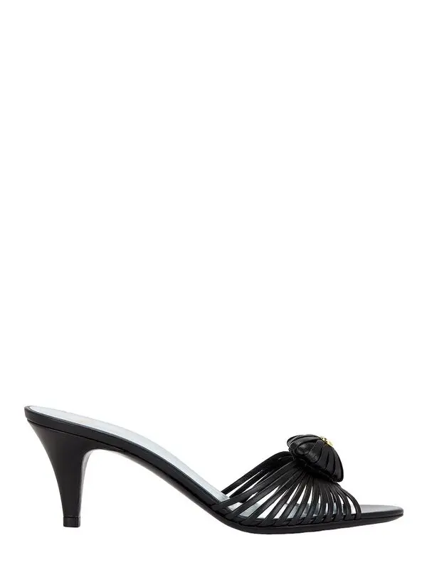 Valentino Garavani Royal Slide Sandal - Nero