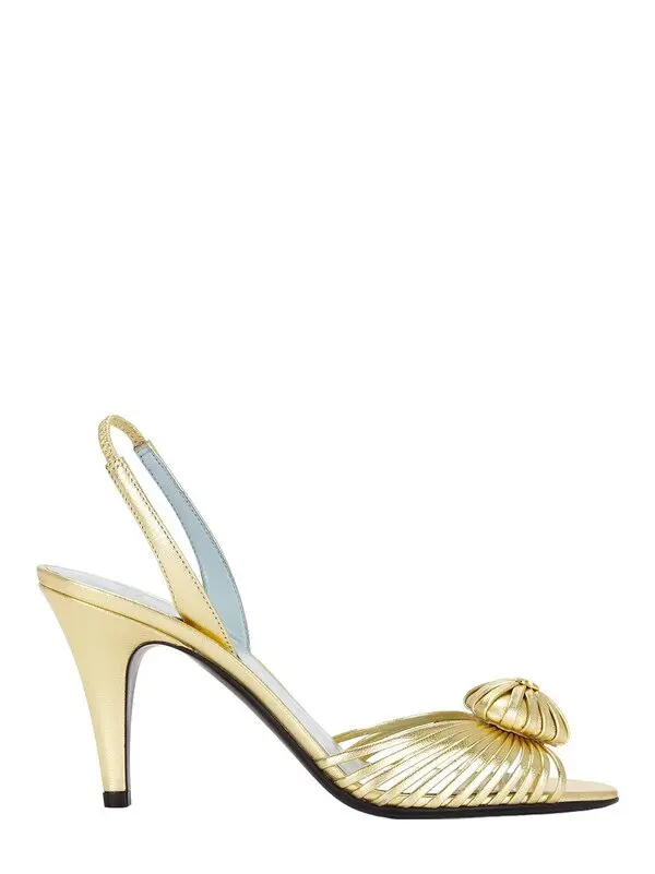 Valentino Garavani Royal Sandal - Antique Brass Light