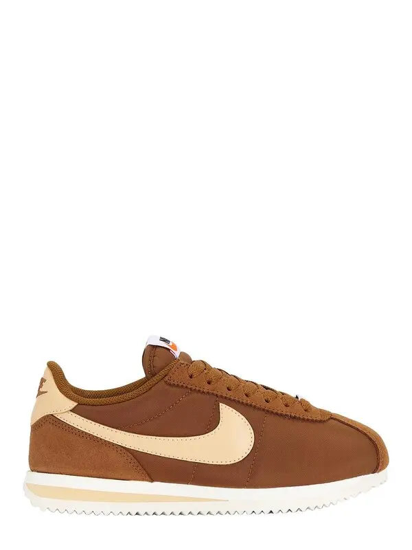 Nike Cortez Textile Sneakers - British Tan  Orange Chalk  & Sail