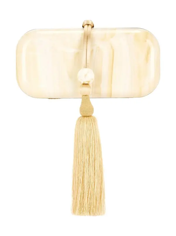 Cult Gaia Yasmin Clutch - Sand Degrade