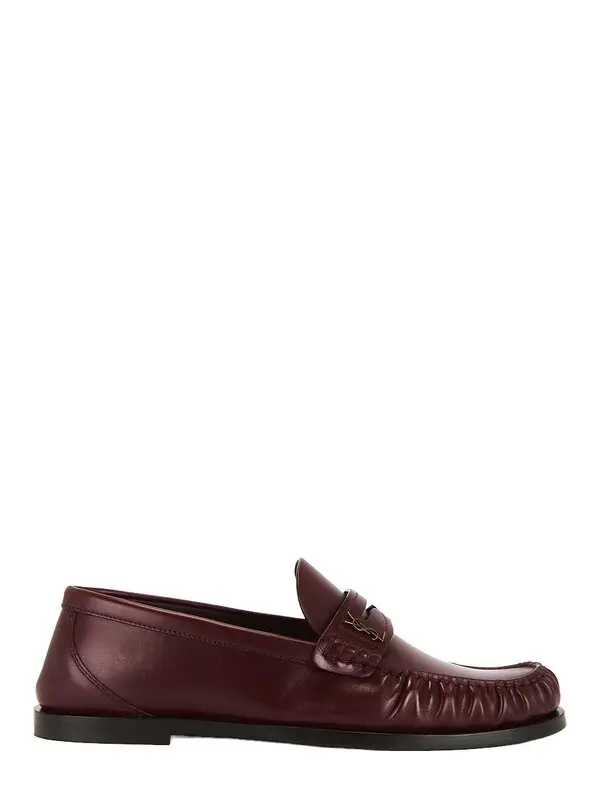 Saint Laurent Laurent Moccasin - Vendome Red