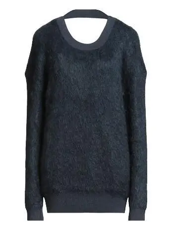 MUGLER Mohair Blend Sweater - Navy