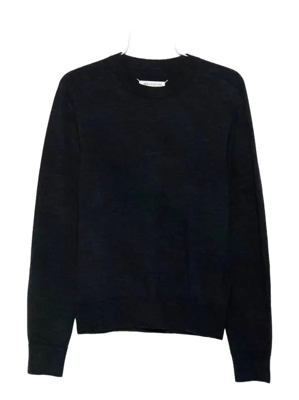 MAISON MARGIELA Elbow-patch Wool Sweater - Blue