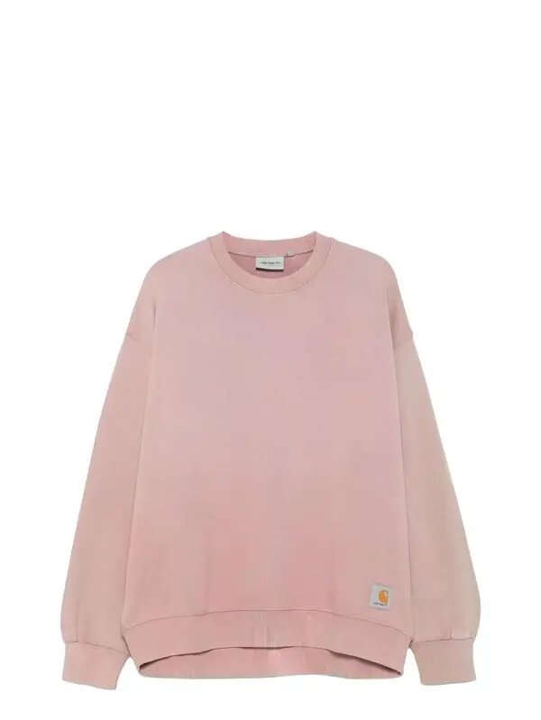 Carhartt Work In Progress Cotton Crew-neck Sweatshirt - Pink