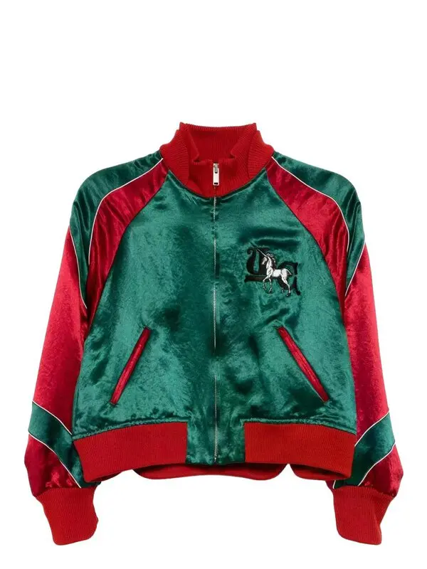 UNDERCOVERISM Unicorn-embellished Bomber Jacket - Green