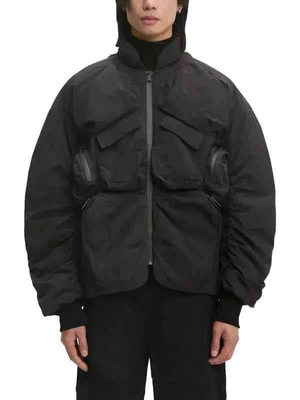 A. A. SPECTRUM Multi-pocket Padded Jacket - Black