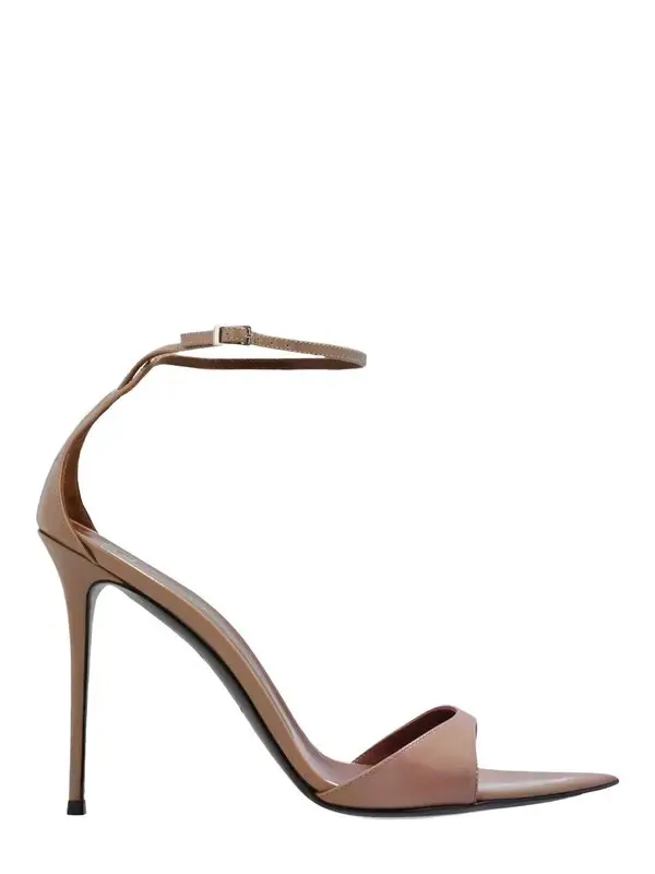 GIUSEPPE ZANOTTI 110mm Pointed-toe Ankle-strap Sandals - Neutrals