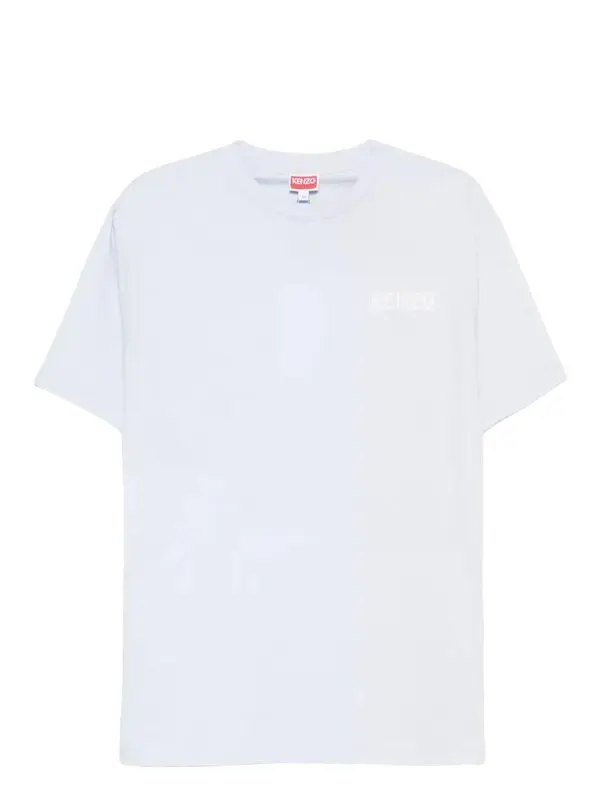 Kenzo Embroidered-logo Cotton T-shirt - Blue