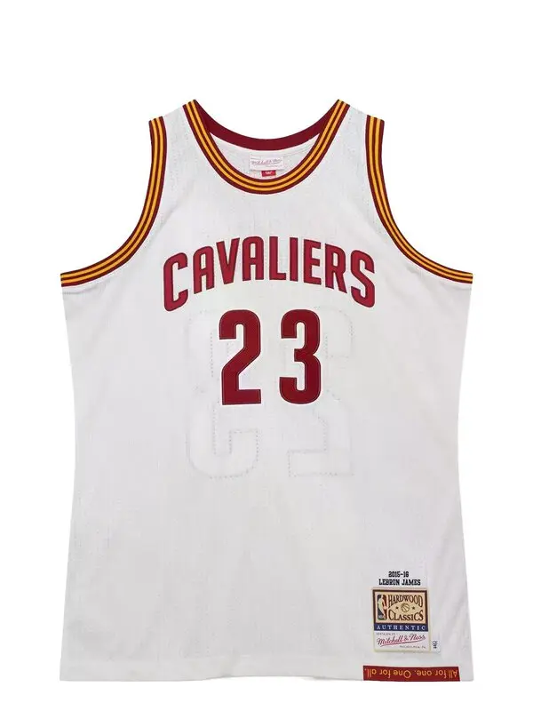 Mitchell & Ness Cavaliers Lebron James Jersey - White
