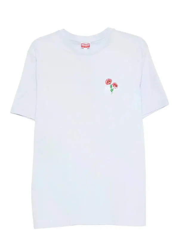 Kenzo Embroidered Flower T-shirt - Blue