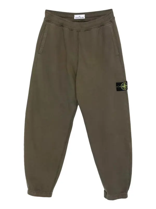 Stone Island Logo-patch Track Pants - Green