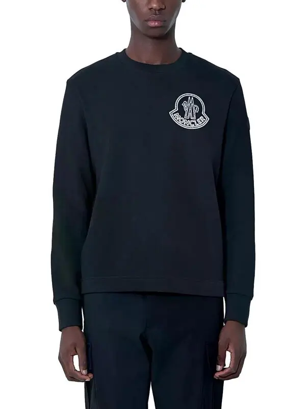 Moncler Logo-motif Sweatshirt - Black