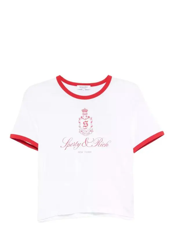SPORTY & RICH Vendome T-shirt - White