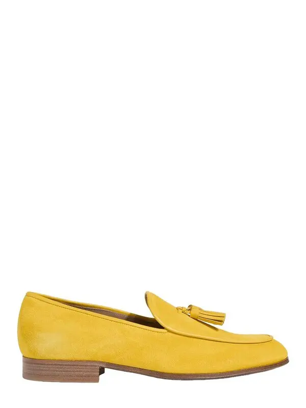 GIANVITO ROSSI Julio Tasseled Loafers - Yellow