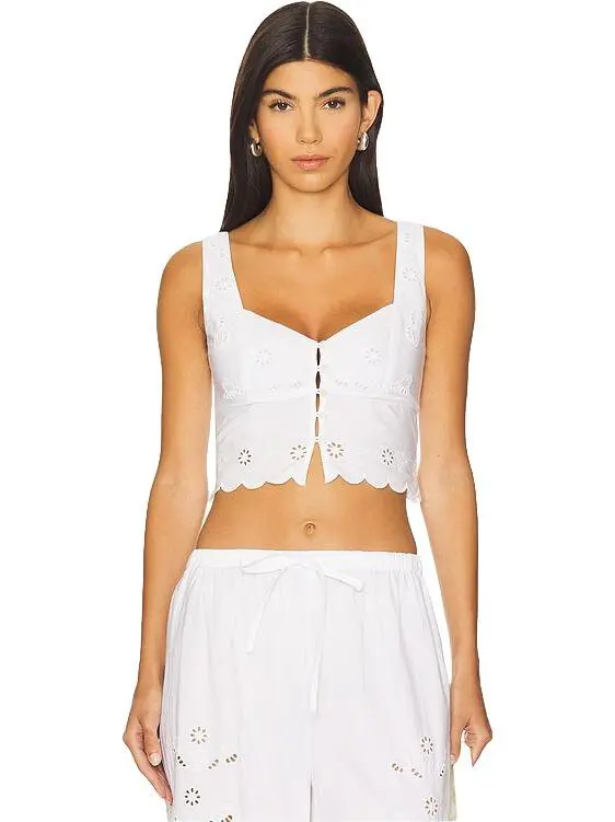 STONE COLD FOX X Vanessa Top - Ivory