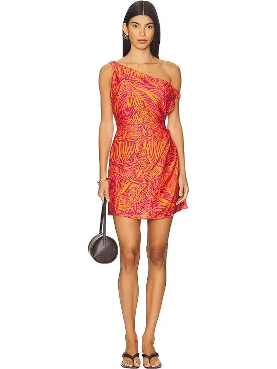 SEVEN WONDERS Aira Mini Dress - Aira Orange