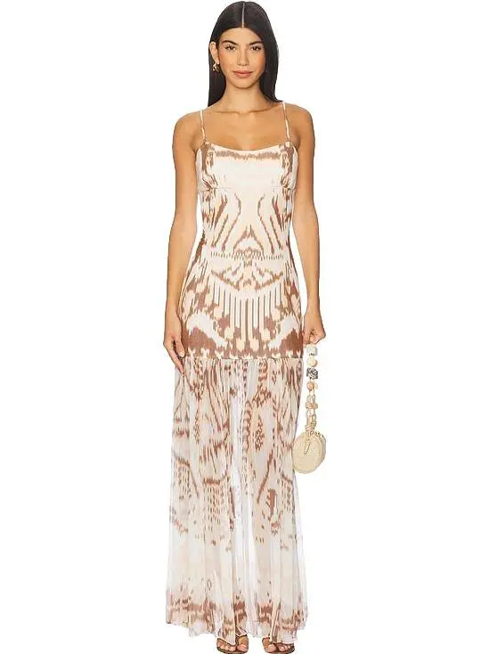Ulla Johnson Marisol Drop Waist Gown - Moonstone