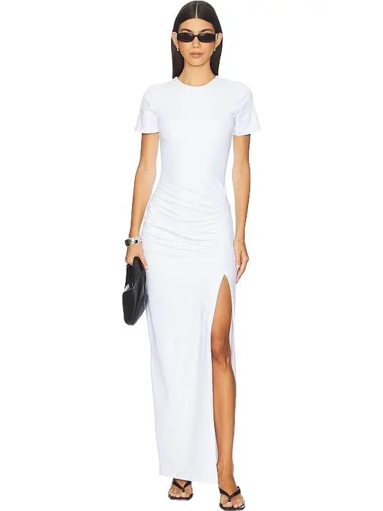 Susana Monaco Side Gathered Slit Dress - Sugar