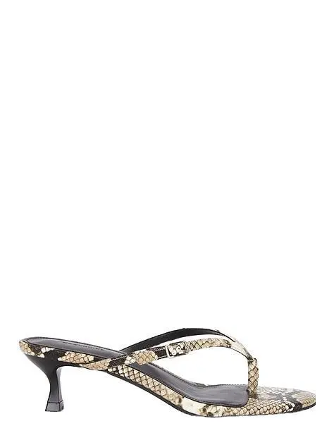 NAKEDVICE Tayla Heel Sandal - Snake
