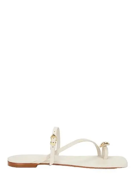 Schutz Elysa Flat - Sugar White