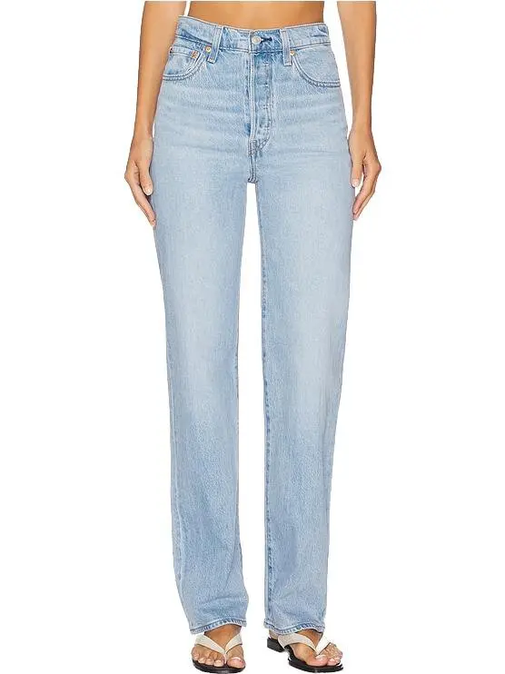 LEVI'S Ribcage Full Length Jeans - Blue