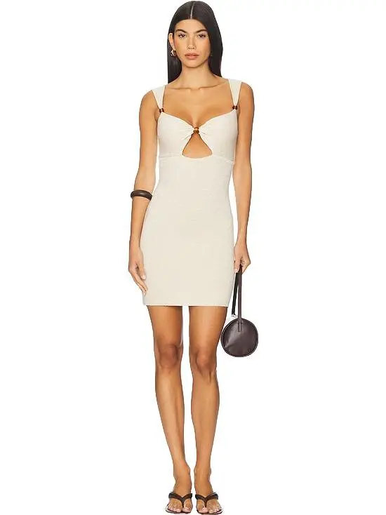 SEVEN WONDERS Addina Mini Dress - Neutral