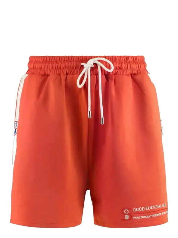 MR. SATURDAY Side-stripe Bermuda Shorts - Orange