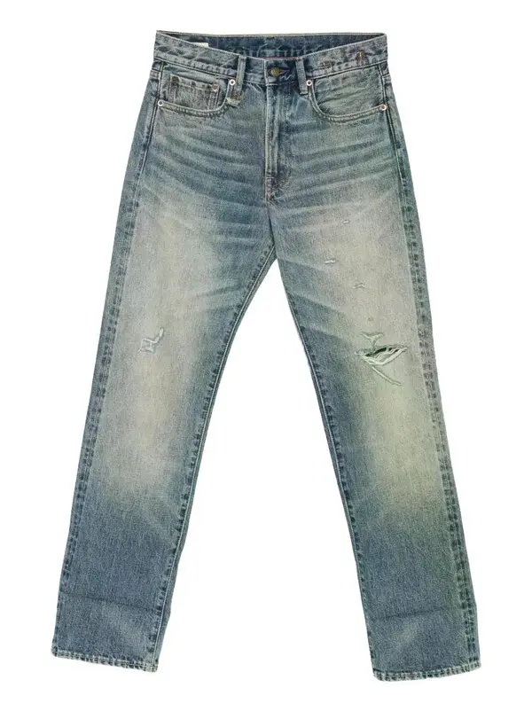 R13 Logo-patch Jeans - Blue