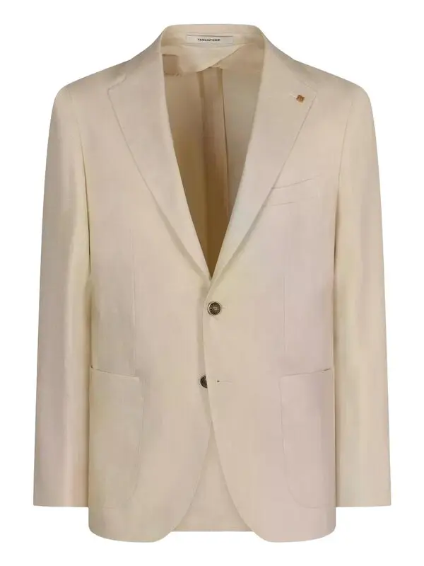 Tagliatore Single-breasted Linen Blazer - Neutrals