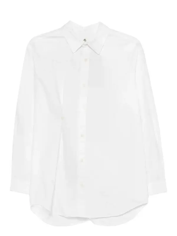 THE GARMENT Tie-back Cotton Shirt - White