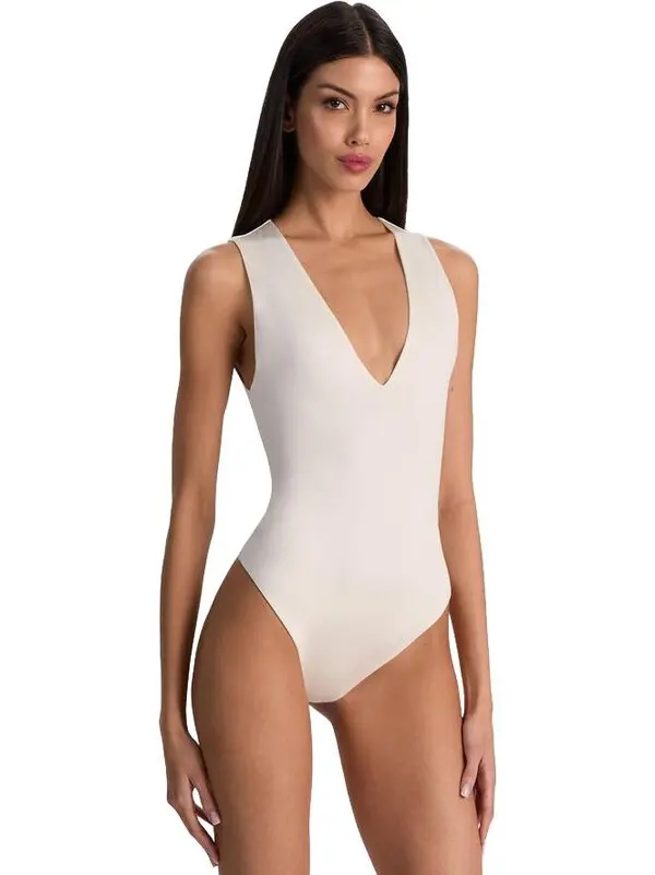 Alice + Olivia Olea Bodysuit - White