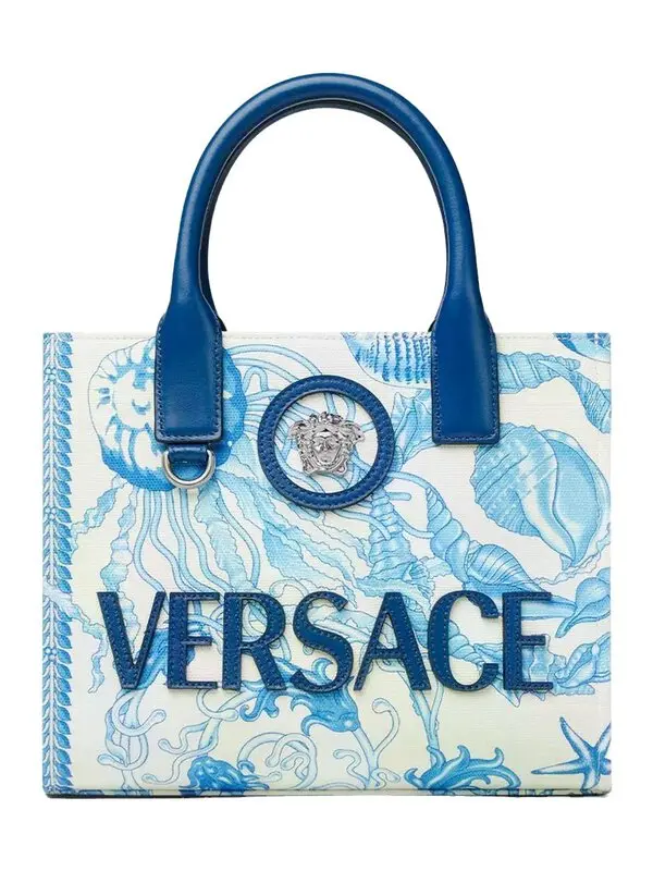 Versace Mini Tote Bag - White