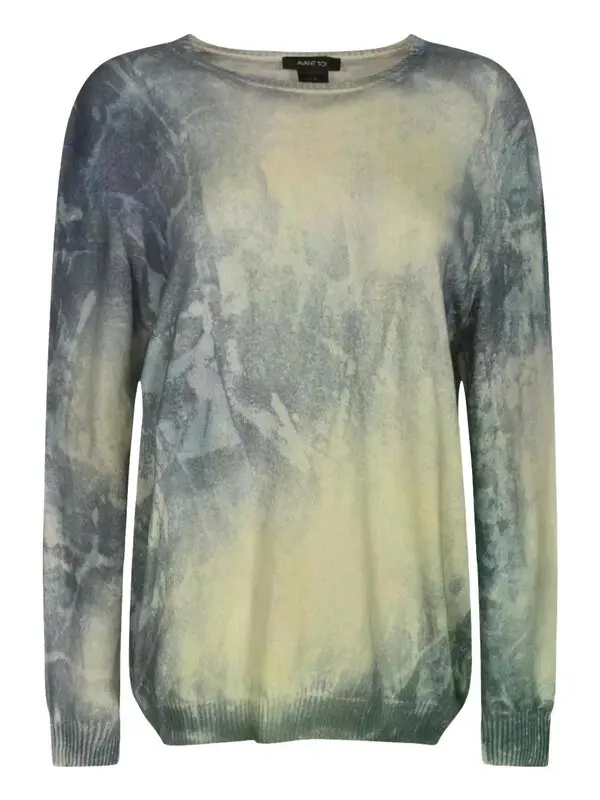 Avant Toi Tie-dye Sweater - Neutrals