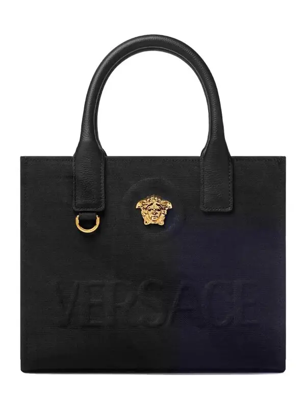 Versace La Medusa Mini Tote Bag - Black
