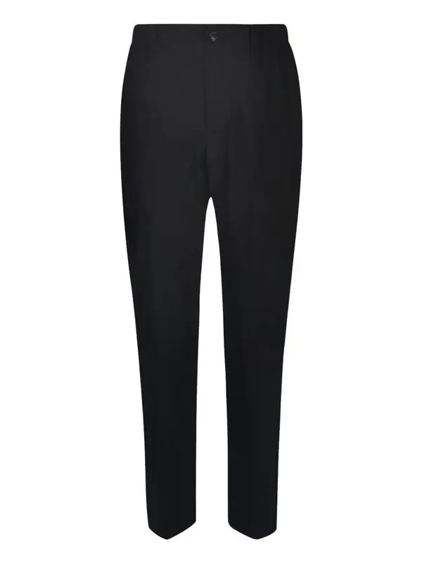 LANVIN Button-fly Straight-leg Trousers - Black