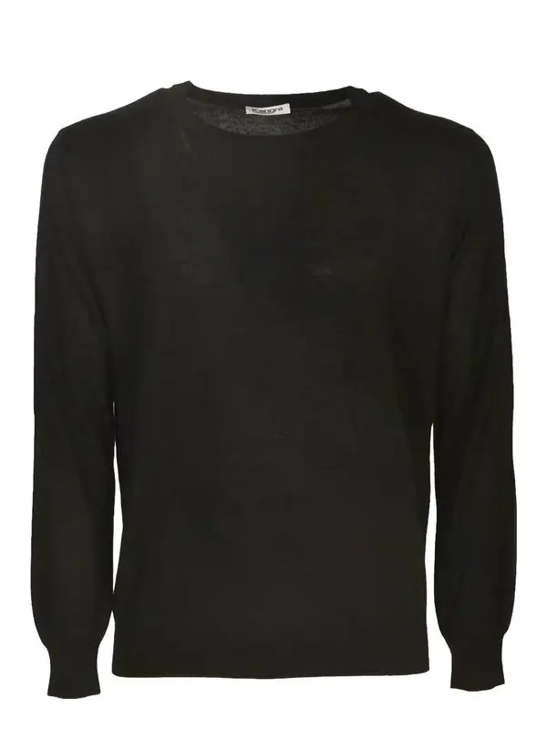 KANGRA Round-neck Sweater - Black