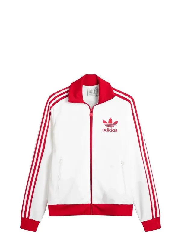 Adidas Beckenbauer Track Top - White/better Scarlet